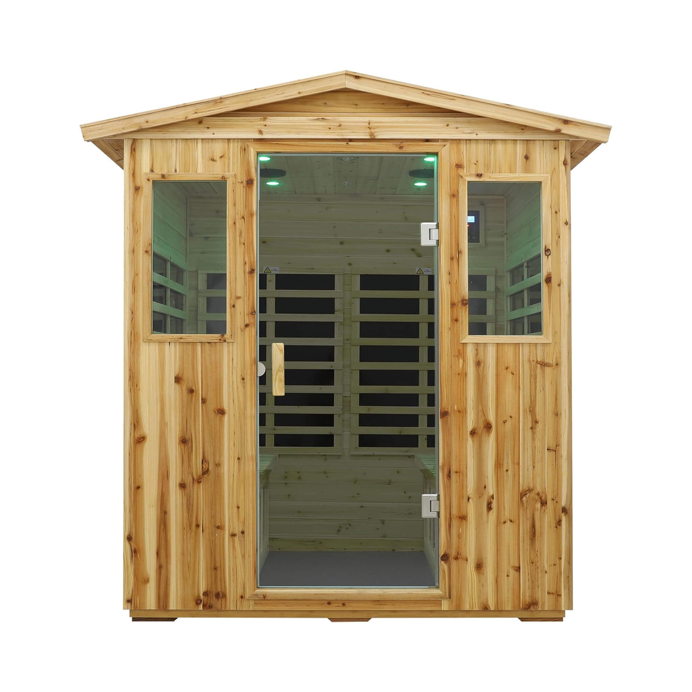 4-Person Outdoor Infrared Hemlock Sauna — TNC Stores, LLC dba US Game ...