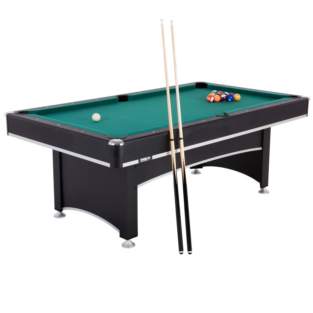7-Foot 2-in-1 Conversion Pool Table & Ping Pong Set with Accessories ...