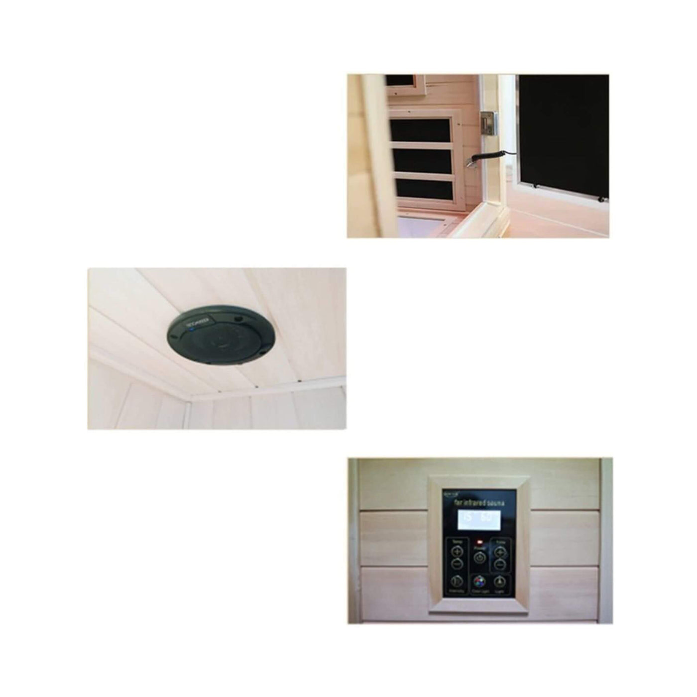 2-Person Infrared Sauna - Hemlock Wood & Bluetooth — TNC Stores, LLC ...